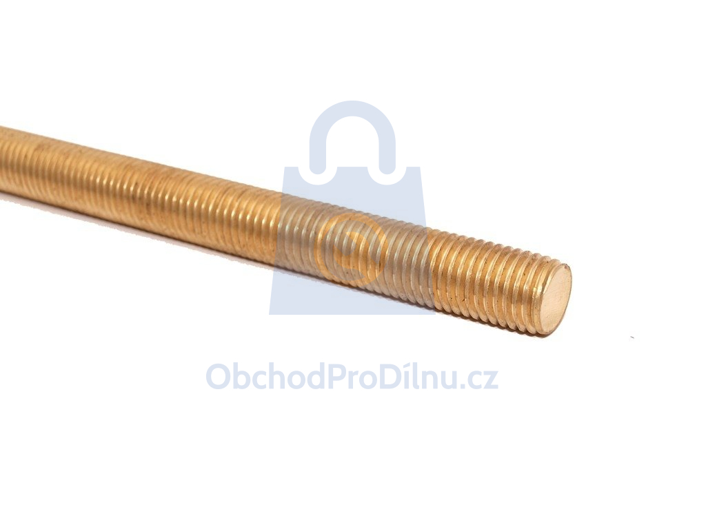 Mosazné závitové tyče, prodej tyčí z mosazy kamkoliv v ČR | Ferospoj