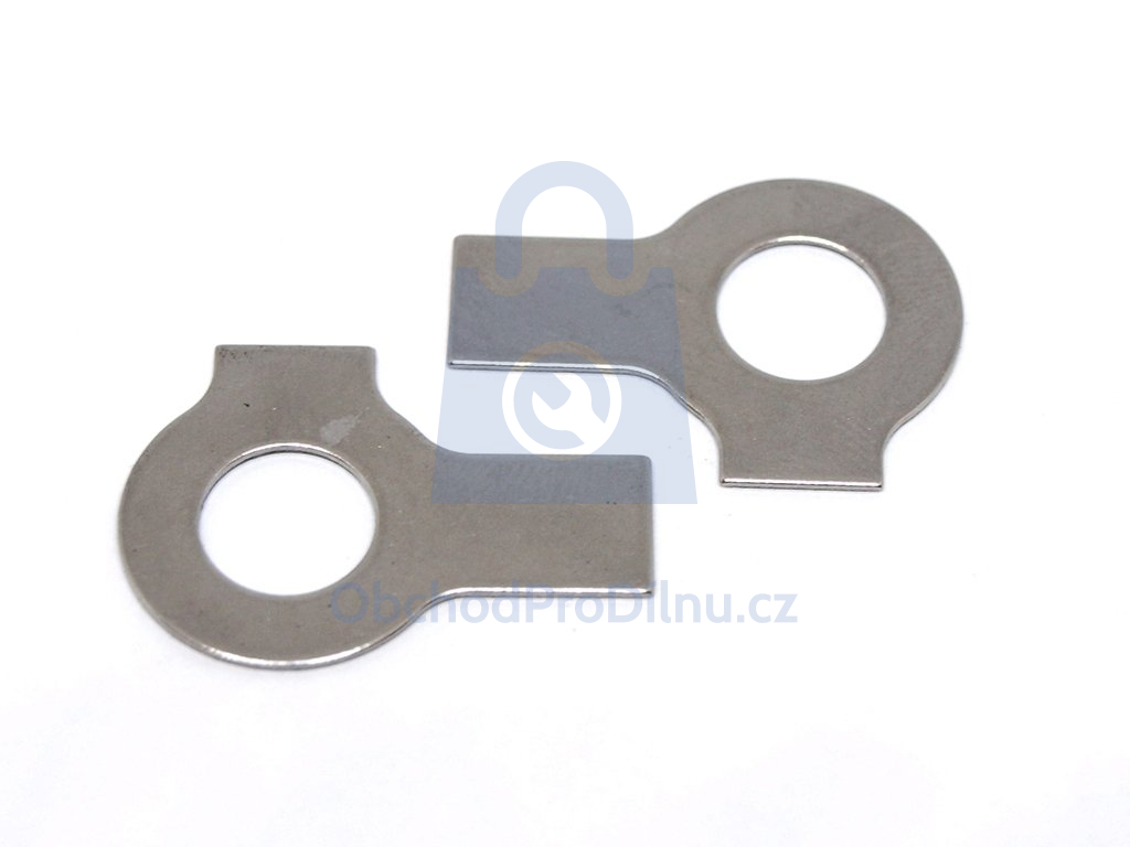 Nerezové pojistné podložky se dvěma jazýčky, DIN 463, nerez A2 | Ferospoj