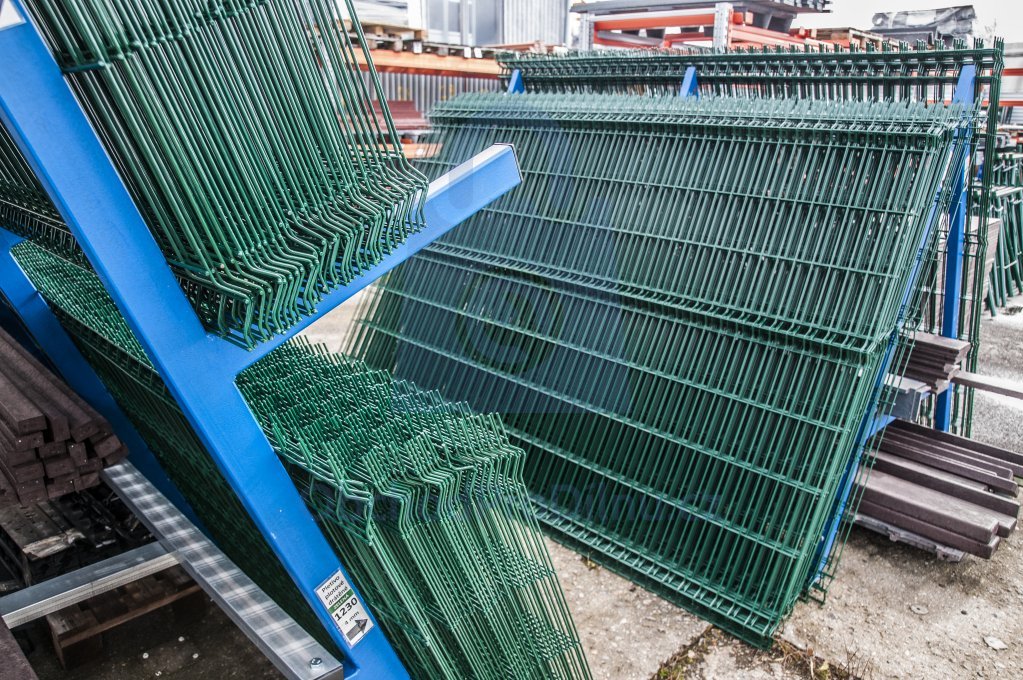 Drátěný plotový panel DOUBLE, pozinkovaný