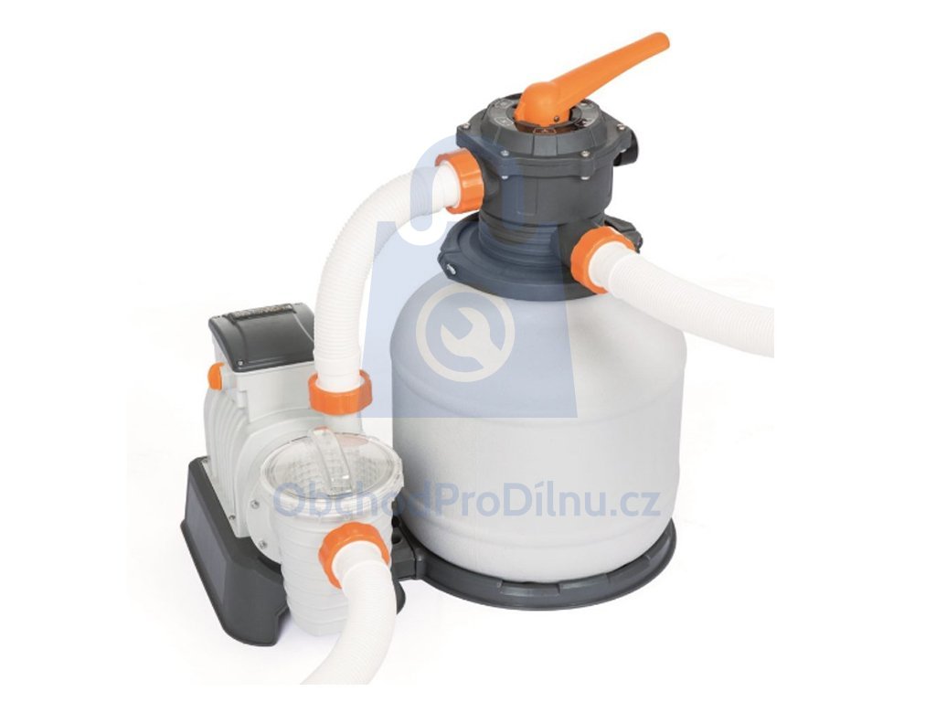 Filtrace písková. Písková filtrace Expert s filtrační výkonem 7571 l/hod.