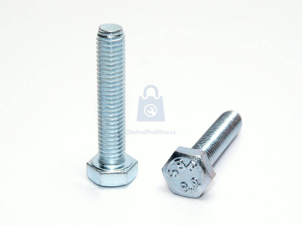 Spojovací materiál, šroubovina - Šrouby - Šrouby se šestihrannou hlavou - Pozinkované - Šroub ...