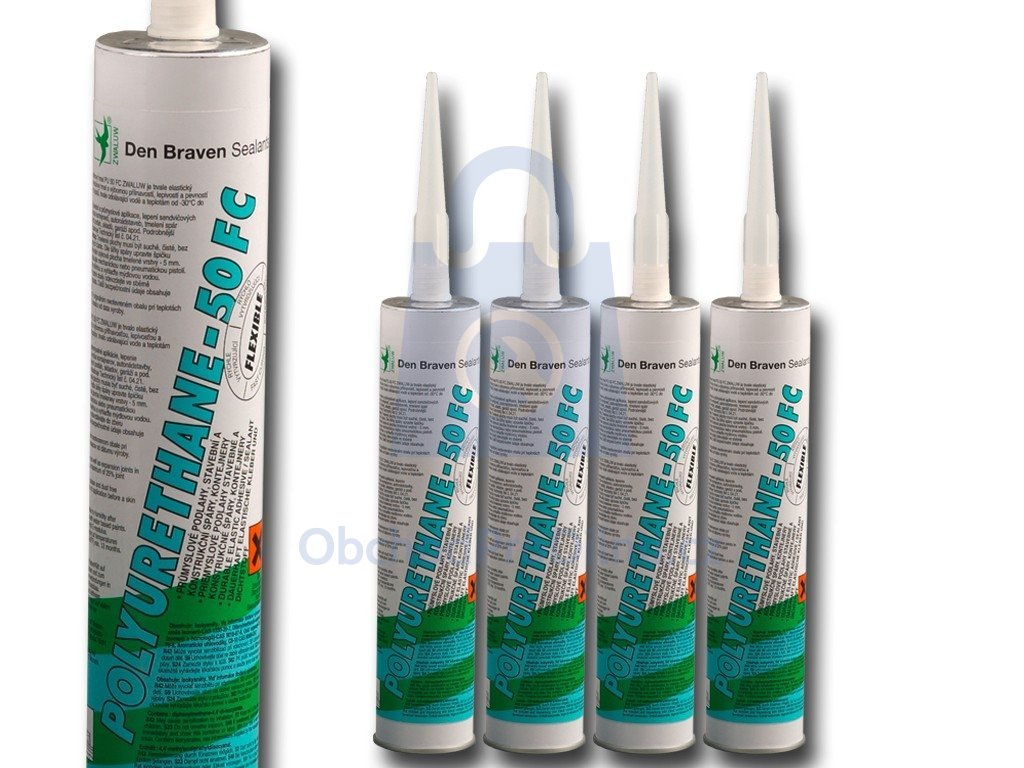 Kvalitní PU50 FC tmel, polyuretanový tmel, stavební tmel