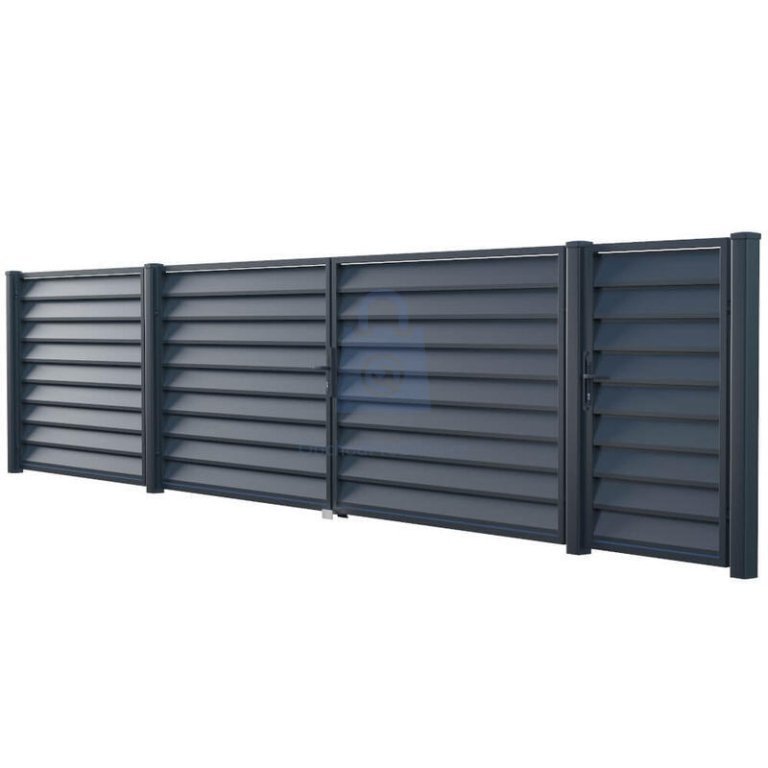 Brána dvoukřídlá kovová, MISTRAL | ObchodProDílnu.cz